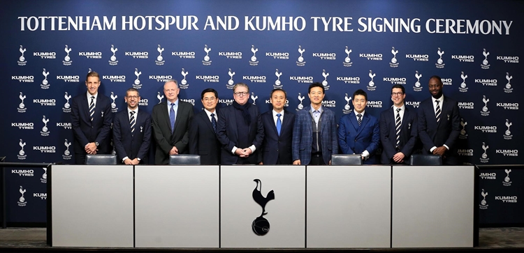 Kumho Tyre partnership extension with Tottenham Hotspur formally ...