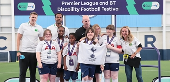Club takes part in disability football festival